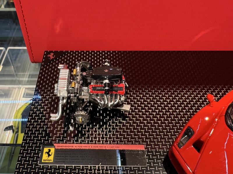 吉華@ 1/43 Carvellous Ferrari Enzo 紅色 禮盒版 碳纖底板 | 露天市集 | 全台最大的網路購物市集
