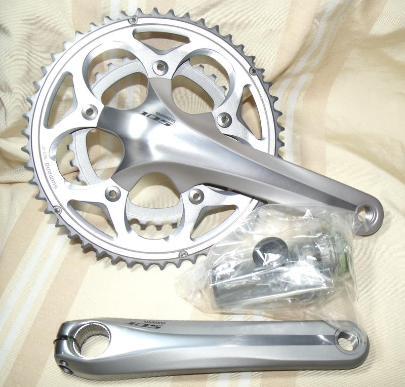 售完勿標SHIMANO 105 FC-5700 CT盤 50/34t 腿長175 fc-5700/6700 | 露天市集 | 全台最大的網路購物市集