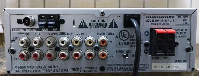 Marantz SR110 高級微型綜合擴大機 | 露天市集 | 全台最大的網路購物市集