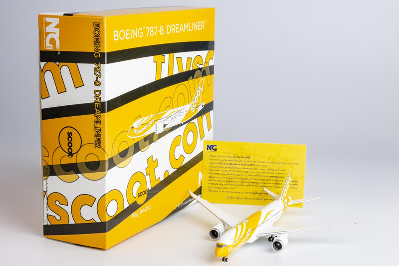 NG Model 酷航 Scoot 787-8 Dreamliner 9V-OFL 1:400 | 露天市集 | 全台最大的網路購物市集
