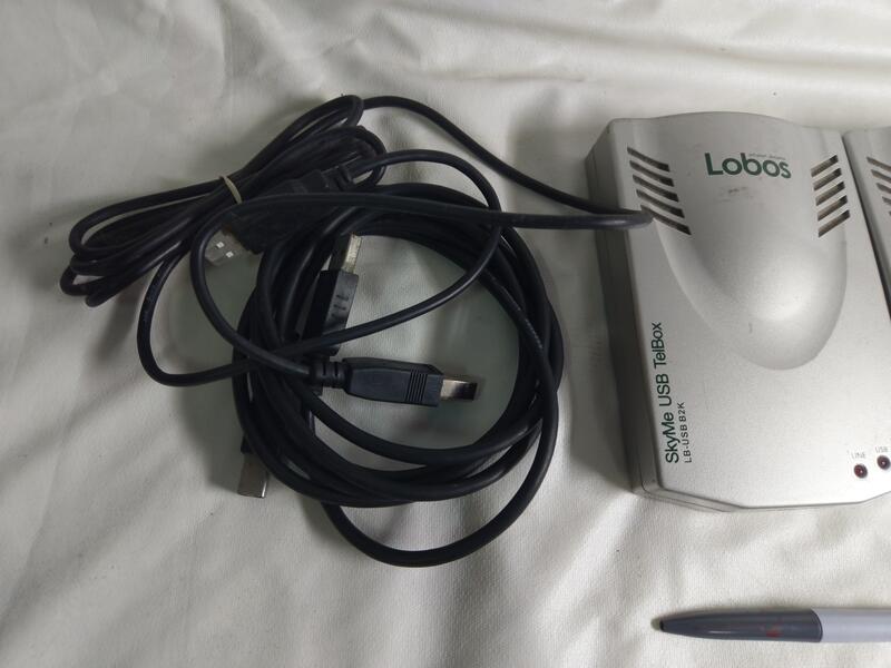 (V33)兩台合售~Lobos SkyMe USB TelBox 網路電話盒~僅檢測可過電/售出不退~ | 露天市集 | 全台最大的網路購物市集