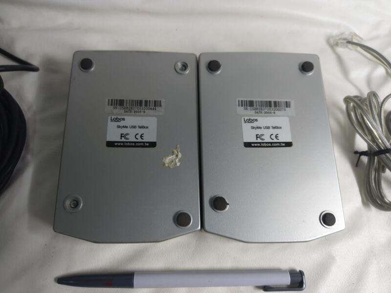 (V33)兩台合售~Lobos SkyMe USB TelBox 網路電話盒~僅檢測可過電/售出不退~ | 露天市集 | 全台最大的網路購物市集