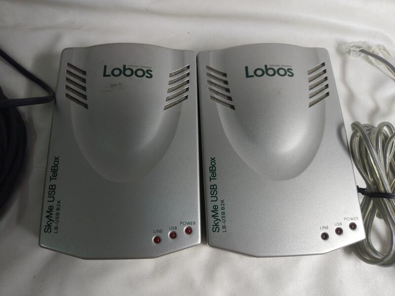 (V33)兩台合售~Lobos SkyMe USB TelBox 網路電話盒~僅檢測可過電/售出不退~ | 露天市集 | 全台最大的網路購物市集