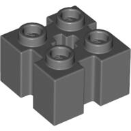 LEGO [90258] 6236949 深藍灰 Brick 2x2 W/groove A.cr.hole | 露天市集 | 全台最大的網路購物市集
