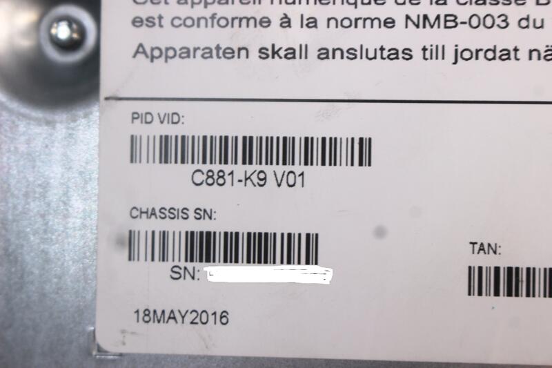 CISCO C881-K9 C881 800 Series Integrate Service Router | 露天市集 | 全台最大的網路購物市集