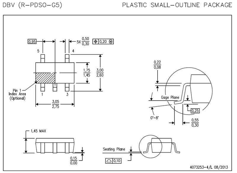 [OPAMP] TI OPA192IDBVR (SOT23-5) 36V 10MHz , OUY | 露天市集 | 全台最大的網路購物市集