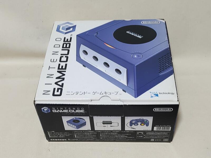NGC GAME CUBE 任天堂原廠主機 DOL-001 藍色 含盒主機一組 未改機 BB0319 | 露天市集 | 全台最大的網路購物市集