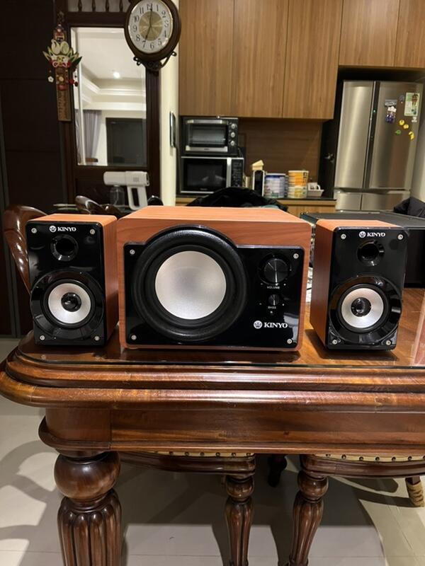 Kinyo典藏全木質主動式5.1/4"超低音喇叭含3"全音域喇叭KY-7360 | 露天市集 | 全台最大的網路購物市集