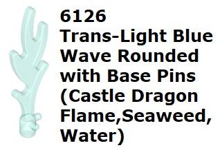 【磚樂】LEGO 樂高 6126 4155537 Castle Dragon Flame 透明淺藍 火焰 | 露天市集 | 全台最大的網路購物市集