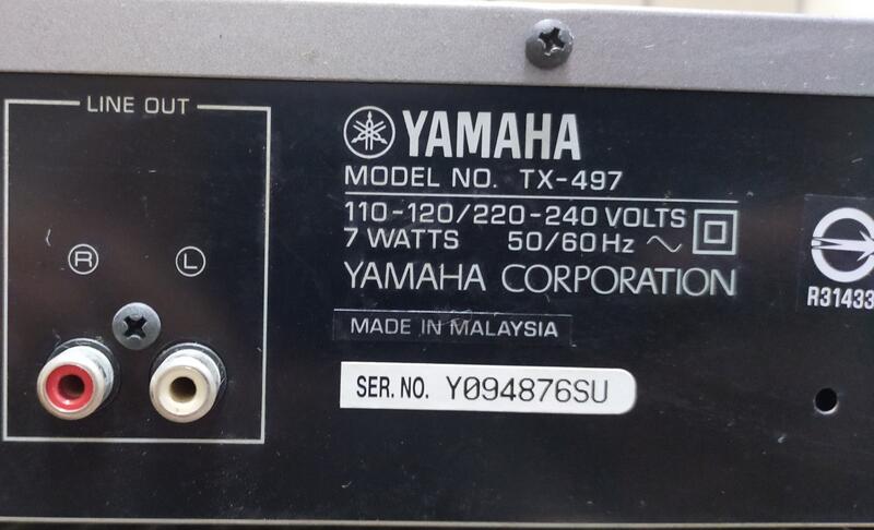 Yamaha TX-497 高級 AM-FM Stereo Tuner 附FM天線 | 露天市集 | 全台最大的網路購物市集