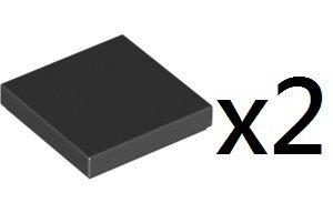 LEGO Black Tile 2x2 樂高黑色 平板平滑片 兩個 306826 | 露天市集 | 全台最大的網路購物市集