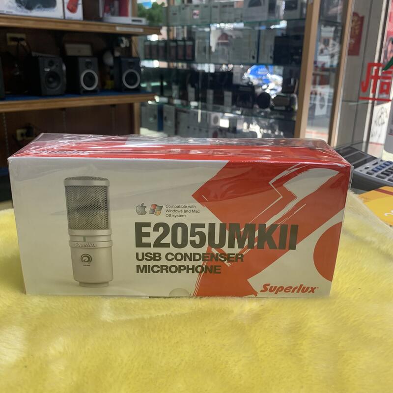 現貨 總代理公司貨 保固一年 舒伯樂 Superlux E205U MKII 2代 USB麥克風 錄音室 直播 電競 | 露天市集 | 全台最大的網路購物市集