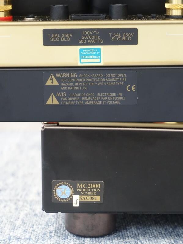 科技島-代購50週年紀念機McIntosh MC2000-KT88 power Amplifier-已售出 | 露天市集 | 全台最大的網路購物市集