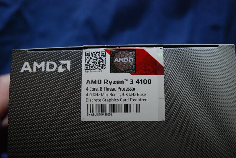 AMD Ryzen 3 4100 R3-4100 cpu 保固期內 含全新原廠cpu風扇 | 露天市集 | 全台最大的網路購物市集
