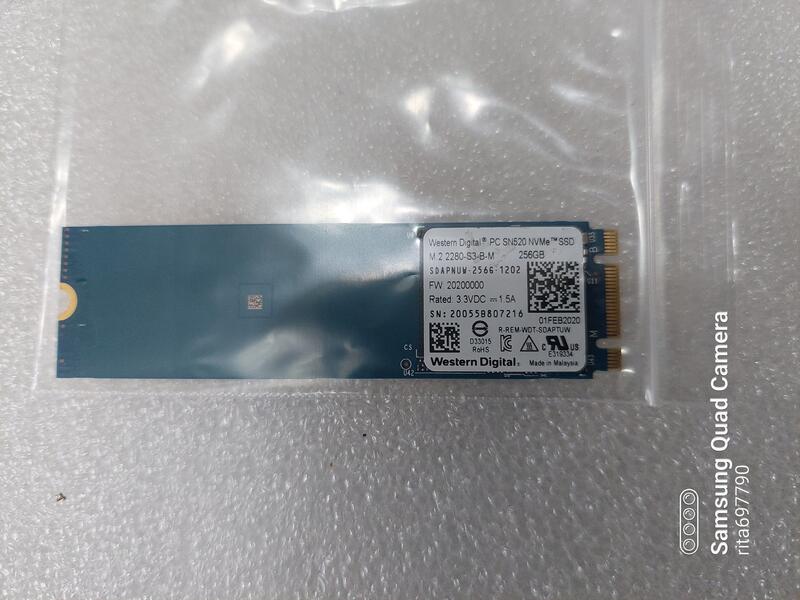 WD SN520 NVMe M.2 SSD 固態硬碟 256GB | 露天市集 | 全台最大的網路購物市集