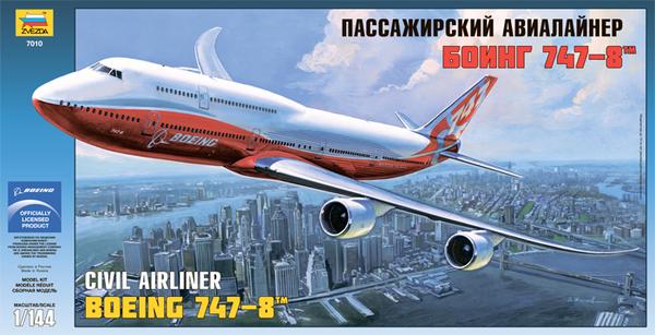 ZVEZDA 1/144 Boeing 747-8 Zvezda (7010) | 露天市集 | 全台最大的網路購物市集