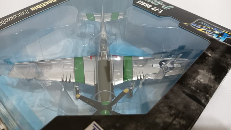 出清 1/72 P-51 D Mustang 野馬 二戰 名機 戰鬥機 EASY MODEL No.37292 綠條 | 露天市集 | 全台最 ...
