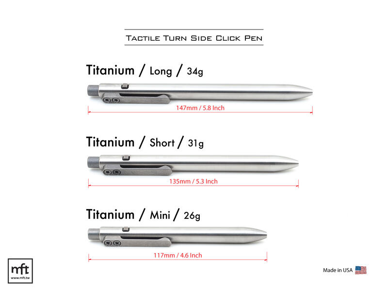 MFT 美國 Tactile Turn Side Click Pen 鈦合金 紅銅 青銅 側彈按壓筆 | 露天市集 | 全台最大的網路購物市集