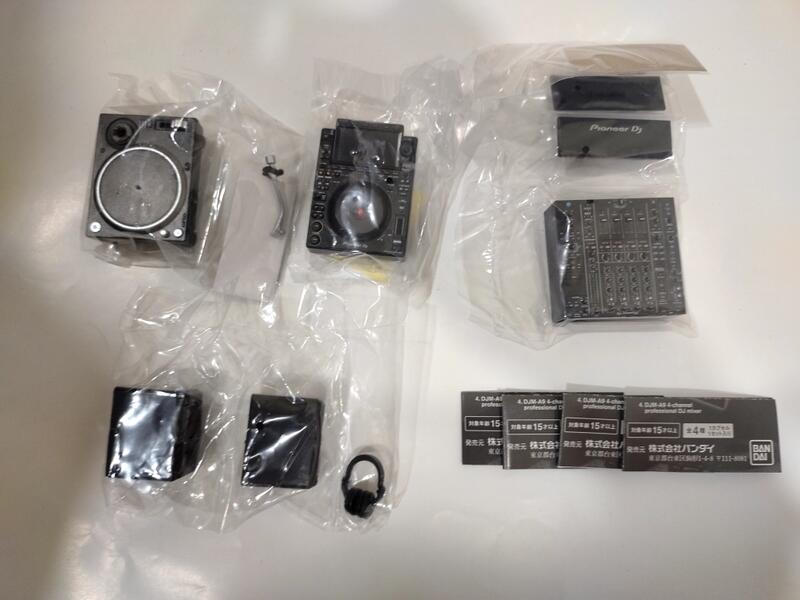 Bandai 萬代 微縮擬真扭蛋 Pioneer DJ Miniature Collection 全套共4種 | 露天市集 | 全台最大的網路購物市集