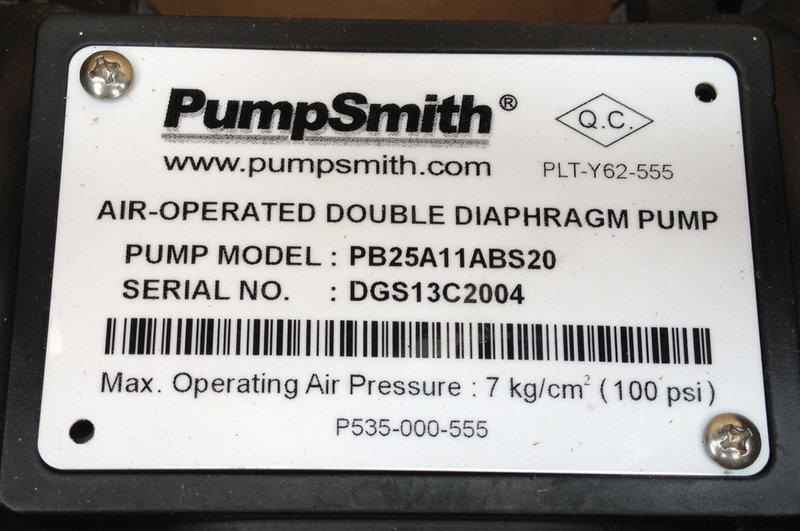 全新PUMPSMITH PB25(1英吋)鋁合金氣動雙隔膜幫浦---抽污泥/濃稠性液體等(另有其他尺寸歡迎詢問) | 露天市集 | 全台最大的網路購物市集