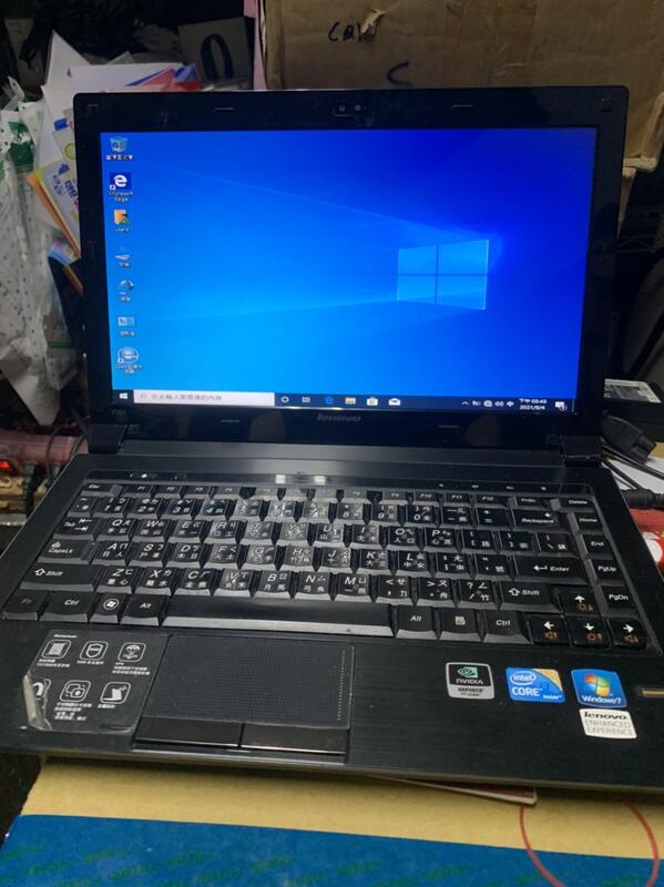 Lenovo 聯想V360 14吋筆記型電腦.....W10可開機,筆電背面溫度蠻高的 | 露天市集 | 全台最大的網路購物市集