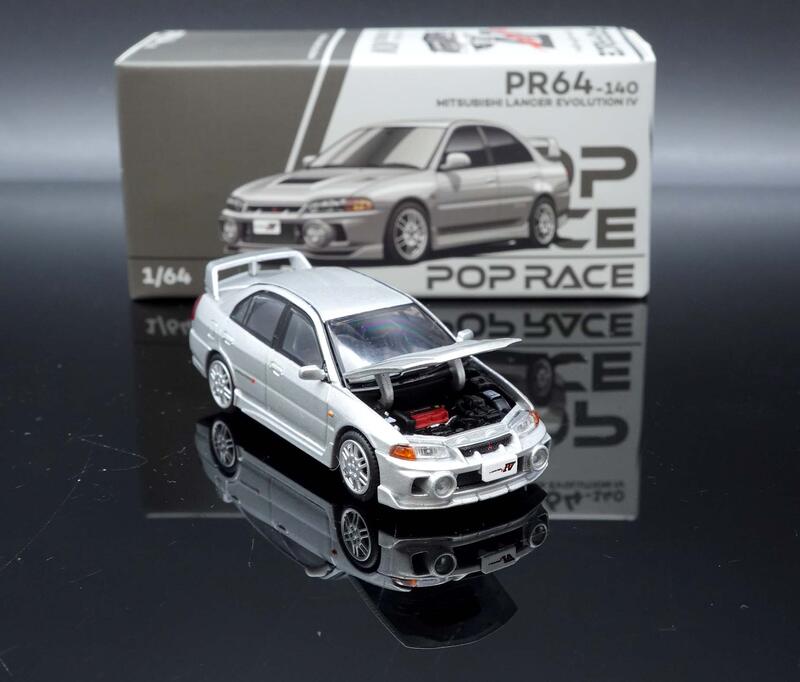 【MASH】 現貨特價 POPRACE 1/64 Mitsubishi Lancer EVO IV 銀 前蓋可開 | 露天市集 | 全台最大的 ...