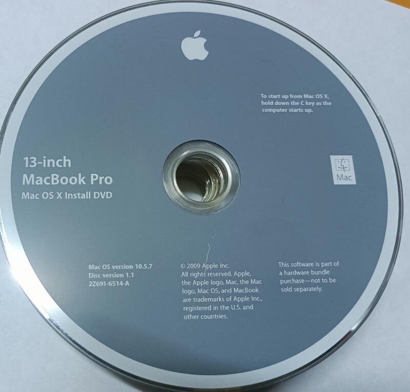 MacBook Pro--Mac OS X Install DVD--10.5.7/ 2手 | 露天市集 | 全台最大的網路購物市集