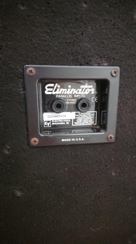 美國原裝喇叭 EV Eliminator i PA一對 監聽15吋喇叭 350w | 露天市集 | 全台最大的網路購物市集