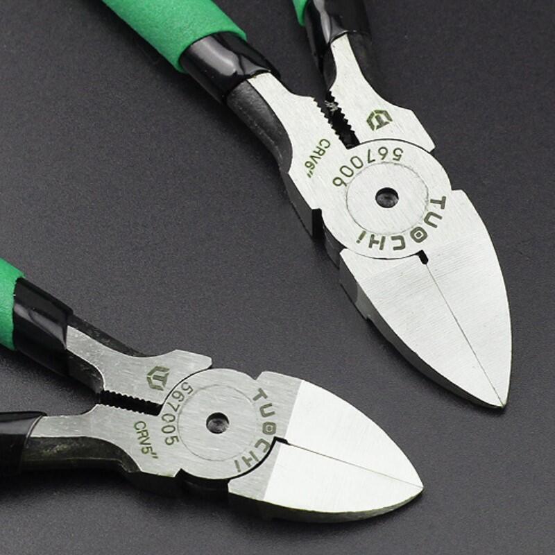 TUOCHI 斜口鉗 防滑手柄 手工具 彈簧 斜口剪 平口鉗 鉗子手工具【53E1 53E2】123便利屋 | 露天市集 | 全台最大的網路購物市集