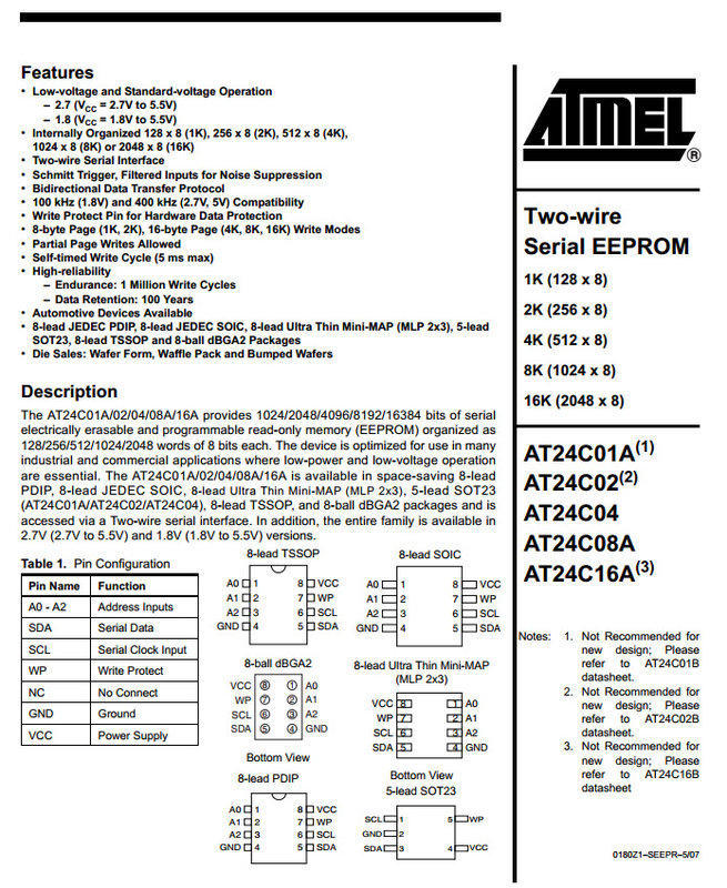 【DIY_LAB#258】AT24C02 24C02N 24C02BN (DIP-8) 2K EEPROM（現貨） | 露天市集 | 全台最大 ...