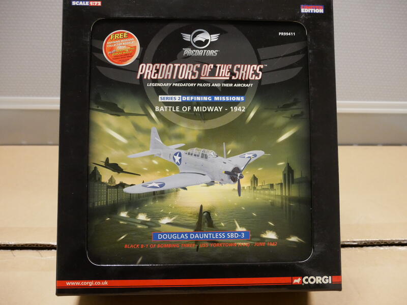 Corgi PR99411 SBD-3 USN, USS Yorktown, Battle of Midway, Jun | 露天市集 | 全 ...