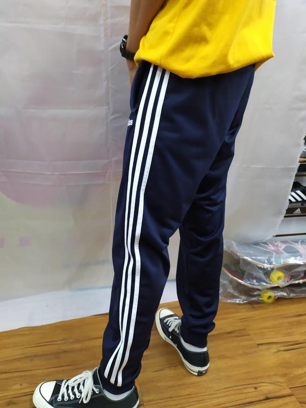大自在 愛迪達 ADIDAS 長褲 口袋有拉鍊 深藍色 縮口褲 素面 大尺寸XS~XL DU0452 | 露天市集 | 全台最大的網路購物市集