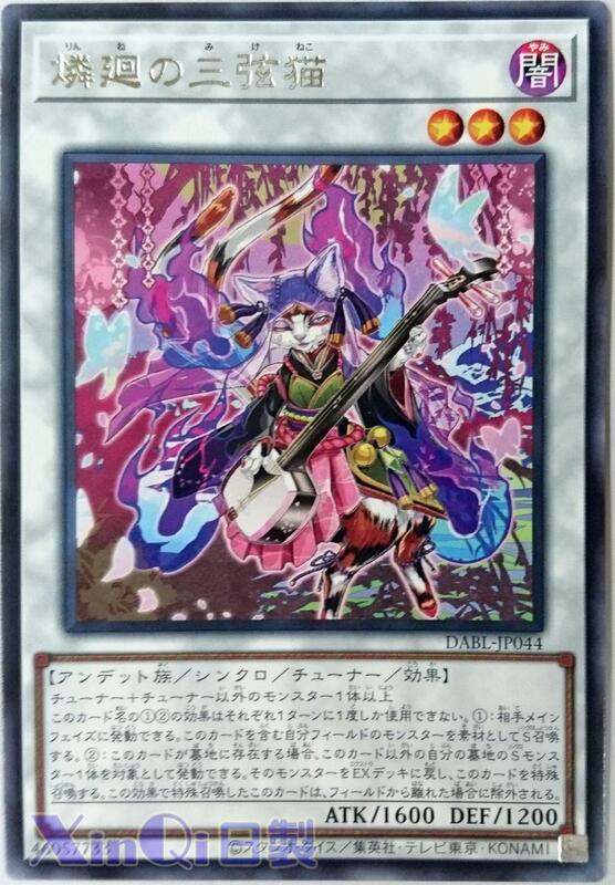 【Xin Qi】遊戲王 日製 DABL-JP044 燐迴的三弦貓 1110 (銀字) | 露天市集 | 全台最大的網路購物市集