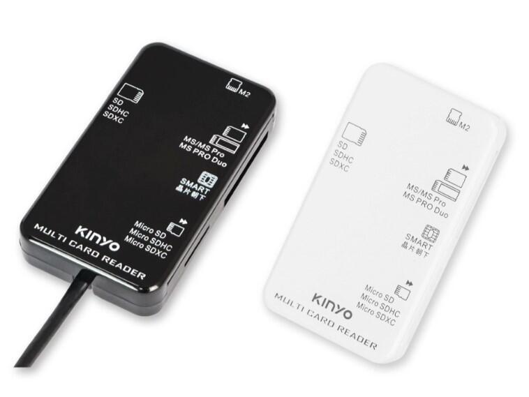 【MR3C】含稅附發票 KINYO 金葉 多合一晶片讀卡機 KCR-6251 KCR-6250 白 黑2色 | 露天市集 | 全台最大的網路購物市集