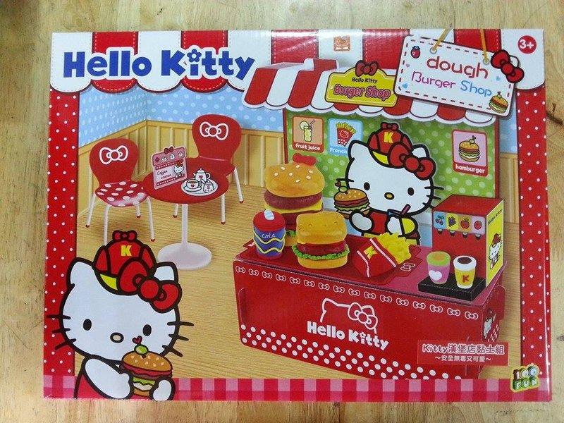 轉蛋玩具館 ~ 伯寶行 代理 凱蒂貓 KT HELLO KITTY 漢堡店 黏土組 台南 現貨 | 露天市集 | 全台最大的網路購物市集