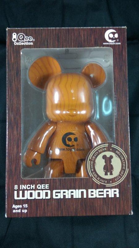 Woodgrain 8 Inch Bear Qee Qee 8吋公仔 | 露天市集 | 全台最大的網路購物市集