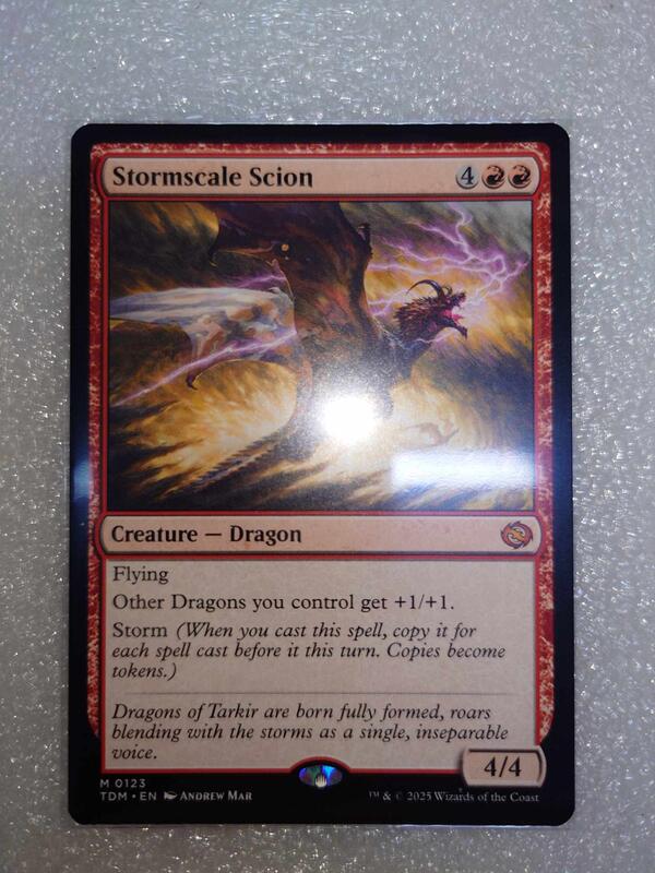 魔法風雲會 龍襲風暴 (TDM) 雷鱗後裔 Stormscale Scion (英文) | 露天市集 | 全台最大的網路購物市集