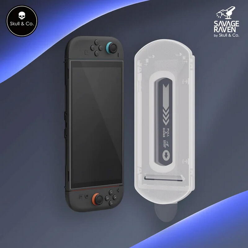 任天堂 SWITCH2 NS2 SAVAGE RAVEN SKULL&CO 鋼化玻璃保護貼 液晶螢幕保護貼 高清無塵艙版 | 露天市集 | 全台最大的網路購物市集