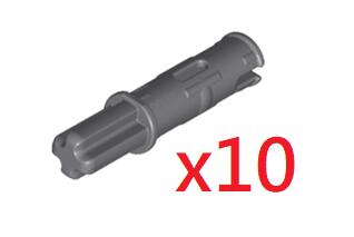【磚樂】10個一組 LEGO樂高 11214 6015356 Axle Pin 3L 深灰止滑插銷附十字軸 | 露天市集 | 全台最大的網路購物市集