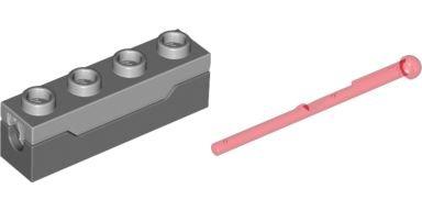 全新LEGO樂高發射器附飛彈 15301+15303 6324200+6054526 透明紅 E39 G86 | 露天市集 | 全台最大的網路購物市集