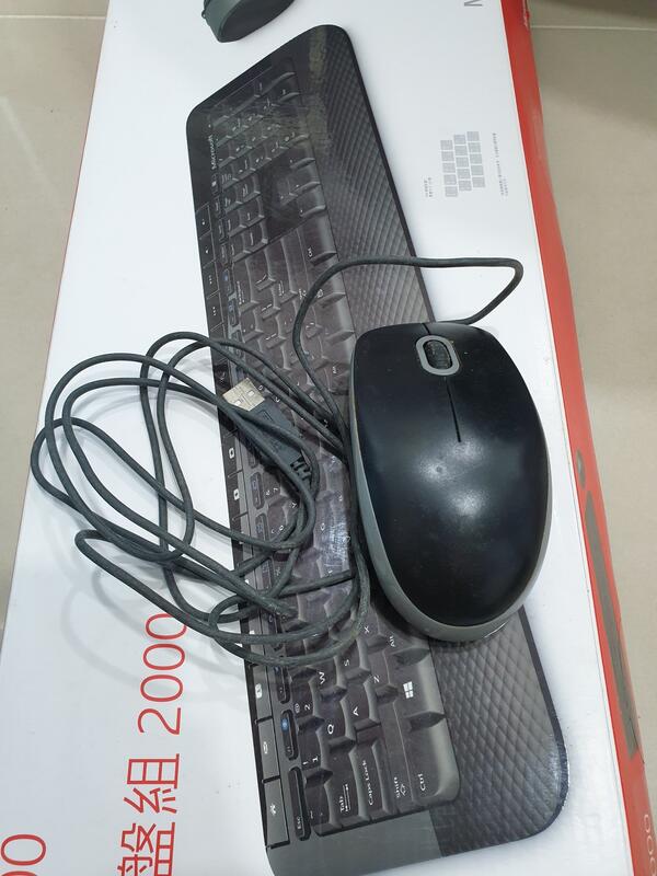 原廠正品正貨 KINYO GKB-2100 二手 有線鍵盤 Logitech 羅技 M-U0026 有線光學滑鼠 黑色 | 露天市集 | 全台最大的網路購物市集