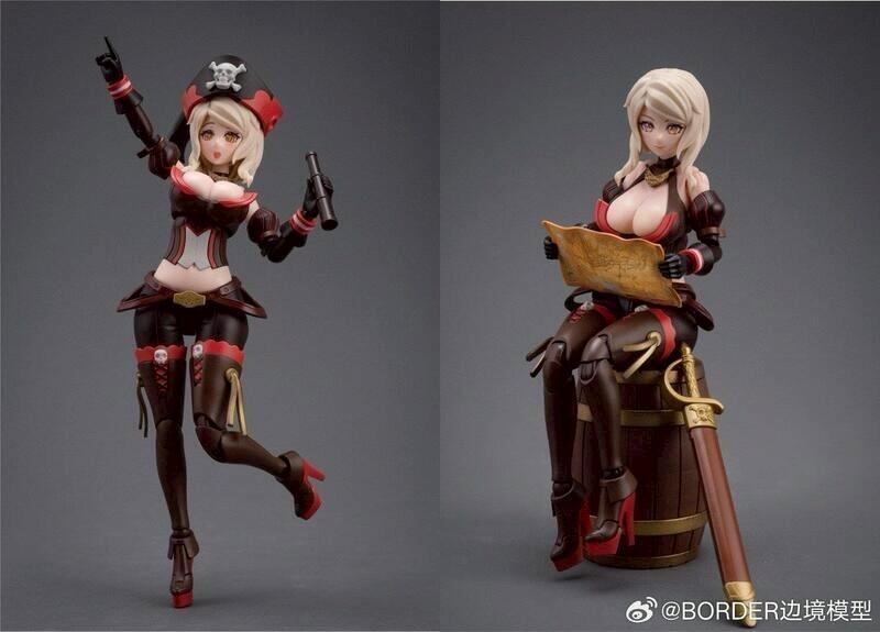 【魯巴夢想飛船】預訂9月 邊境模型 BORDER BA002 海盜 安妮女王 組裝 模型 | 露天市集 | 全台最大的網路購物市集