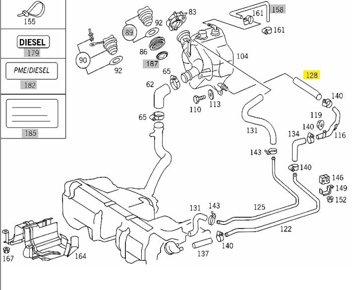 【SFF雙B賣場】BENZ W202/W208 正廠 汽油管 2024761827 | 露天市集 | 全台最大的網路購物市集