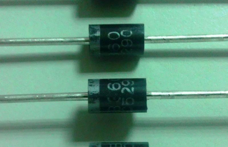電の店 B458 PAN JIT SB360 SCHOTTKY DIODE 蕭特基二極體 60V 3A VF=0.75V DO-201AD ...