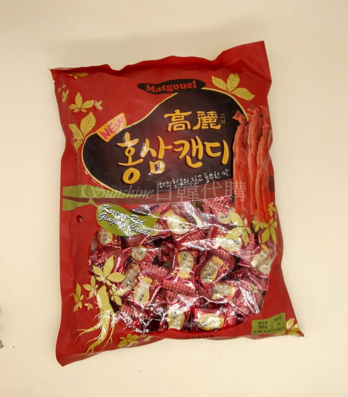 現貨 韓國 Matgouel 高麗 紅蔘糖 人蔘糖 高麗人蔘 人參 紅參 紅蔘 糖果 大容量 700g | 露天市集 | 全台最大的網路購物市集