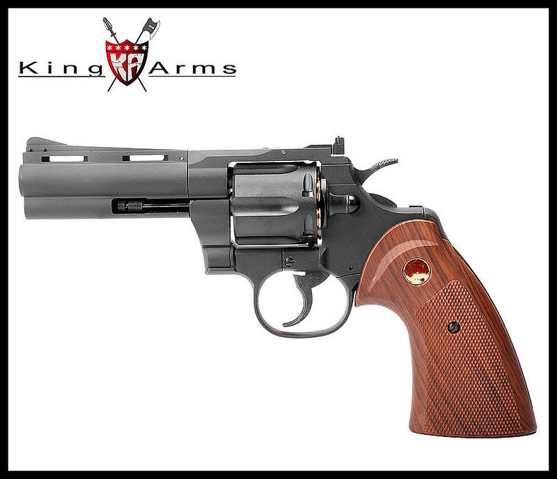 【原型軍品】全新 II 免運 King Arms Python 357 瓦斯左輪手槍 黑色 4吋 | 露天市集 | 全台最大的網路購物市集