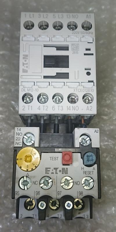 簡便宜 二手 EATON 電磁接觸器 熱過載繼電器 M012B + ZB12-6 220V | 露天市集 | 全台最大的網路購物市集