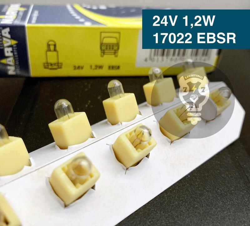 【24V 1.2W 附座 黃色】德國NARVA 儀表燈泡 大車燈泡 17022 SCANIA 巴士 EBSR 利華 | 露天市集 | 全台最大 ...