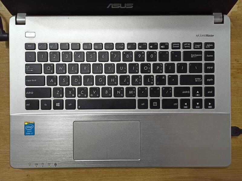 二手ASUS X450J(X450JB) i7四代八核 8/128SSD筆電 當零件機賣不退不保 內容詳看 | 露天市集 | 全台最大的網路購物市集