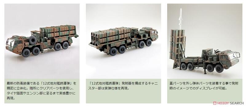 老夆玩具【現貨】青島 AOSHIMA 組裝模型 1/72 陸上自衛隊 12式地對艦誘導彈 JGSDF TYPE 12 | 露天市集 | 全台最 ...